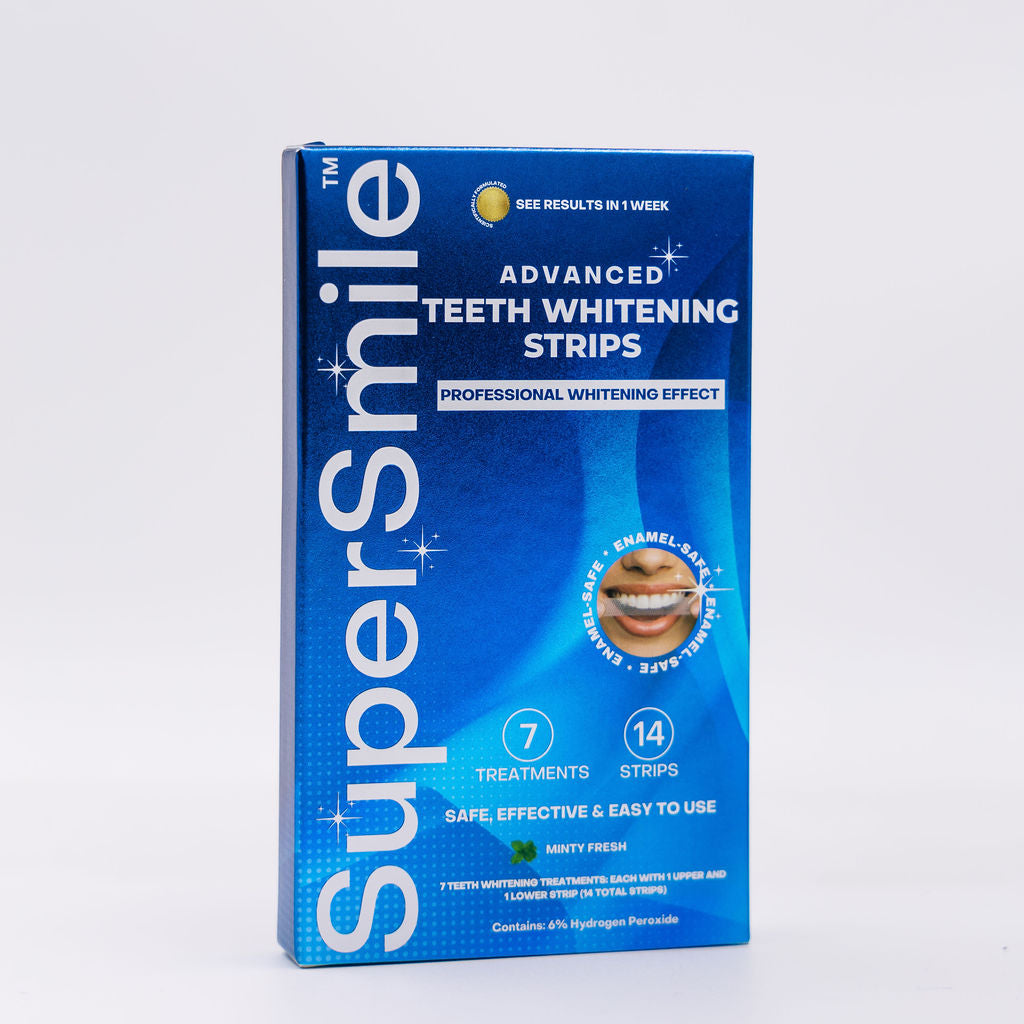 Advanced Teeth Whitening Strips – SuperSmile
