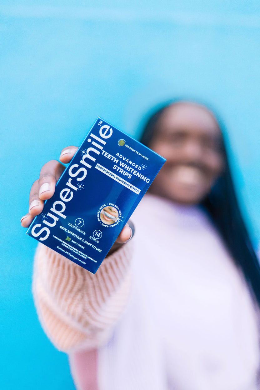 Advanced Teeth Whitening Strips – SuperSmile